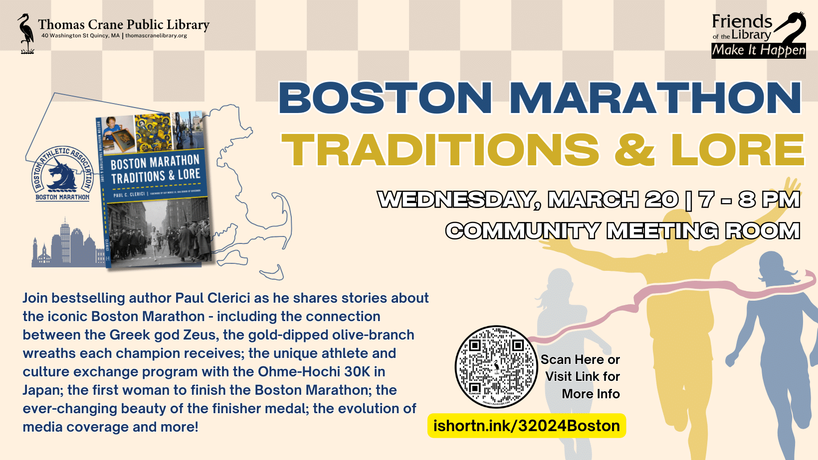 Boston Marathon Tradition & Lores – Thomas Crane Public Library