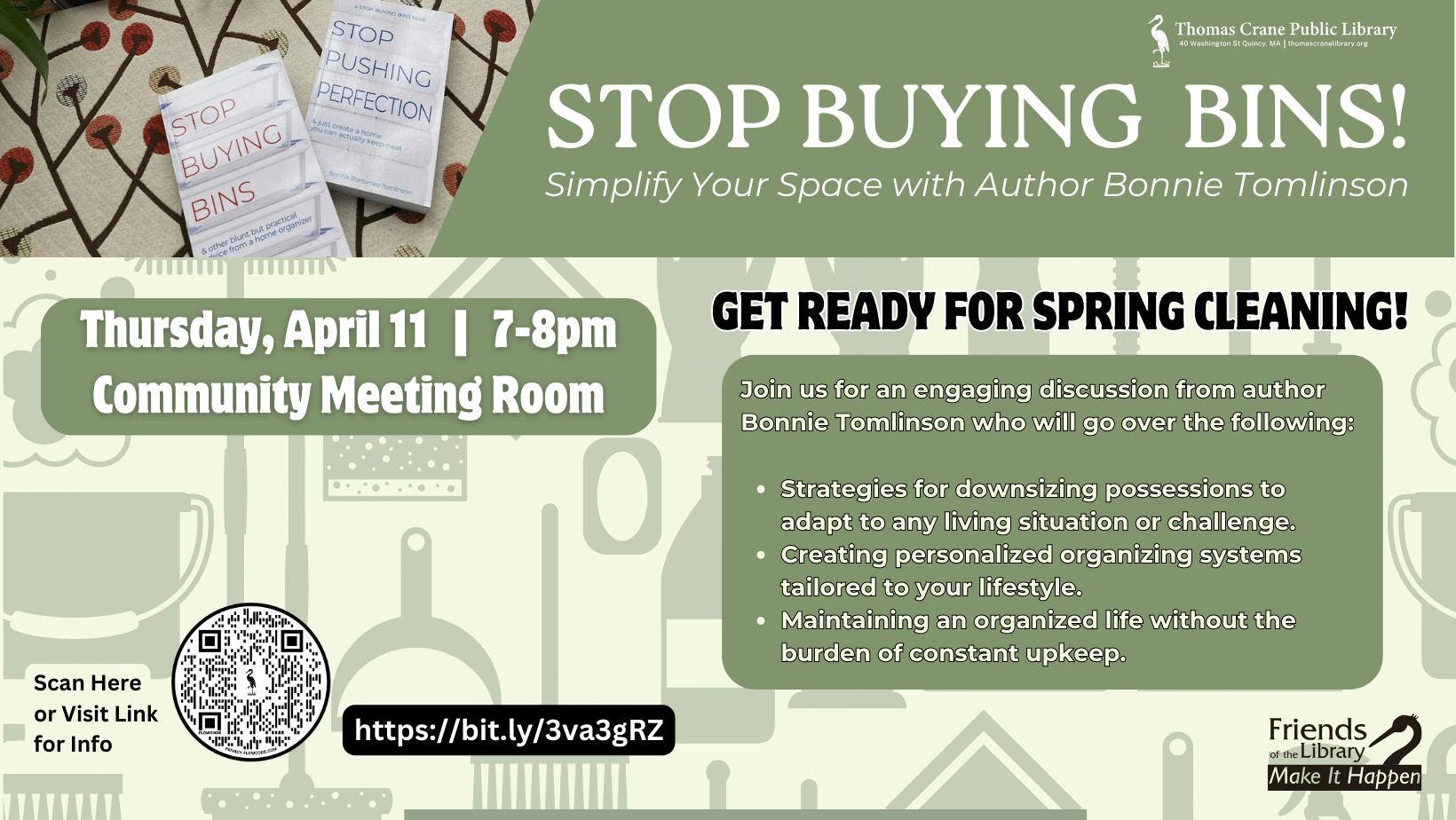 Get Started on Spring Cleaning! – Thomas Crane Public Library