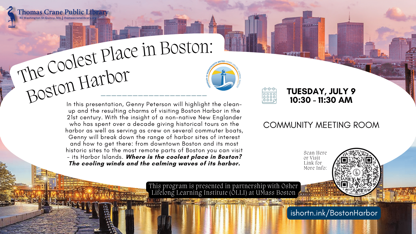 The Coolest Place in Boston: Boston Harbor – Thomas Crane Public Library