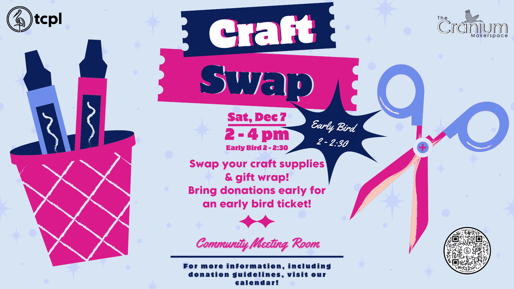 Craft Supply & Gift Wrap Swap! – Thomas Crane Public Library