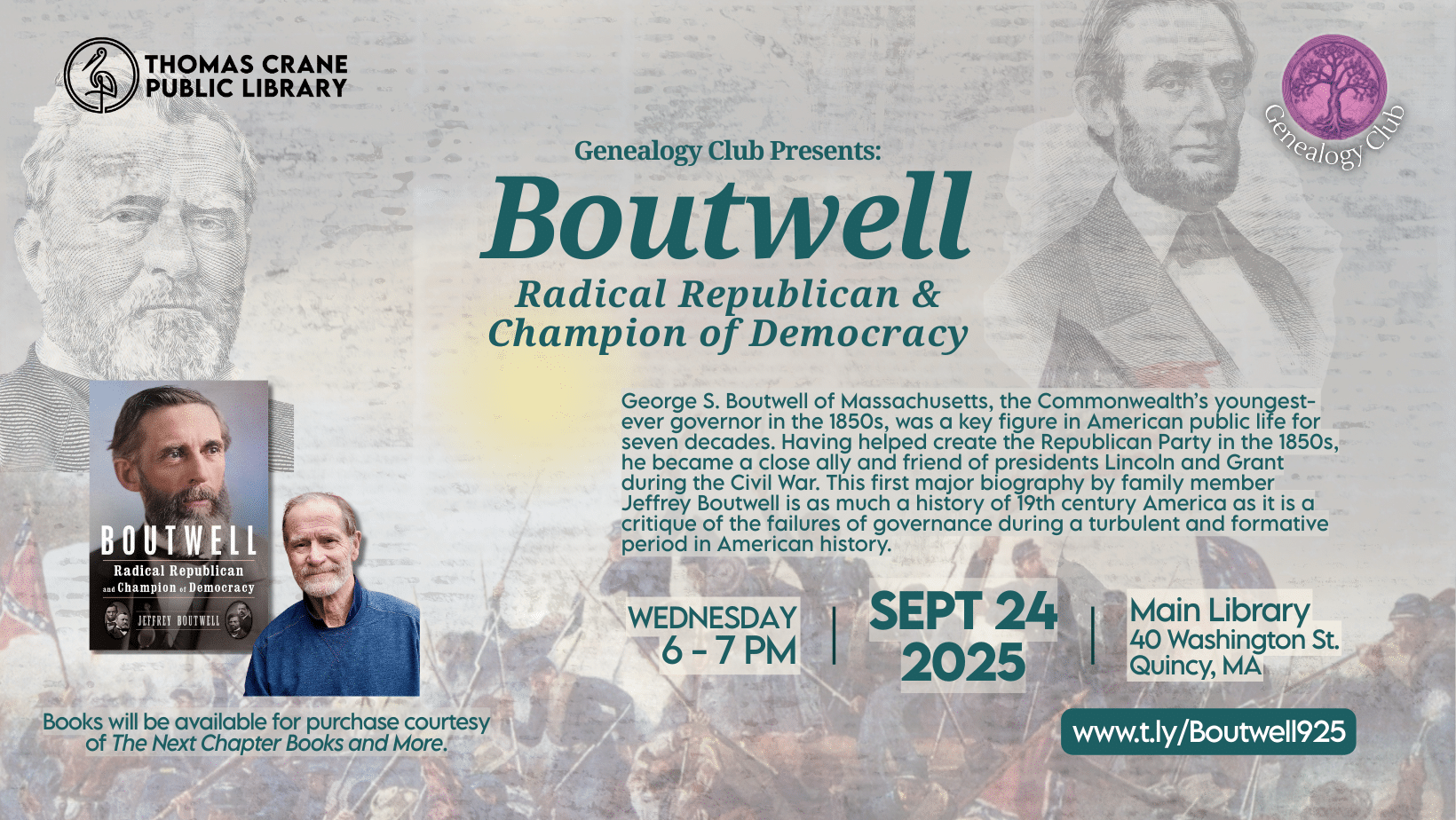 Boutwell: Dan Republican mai tsattsauran ra'ayi kuma Gwarzon Dimokuradiyya - Thomas Crane Public ...