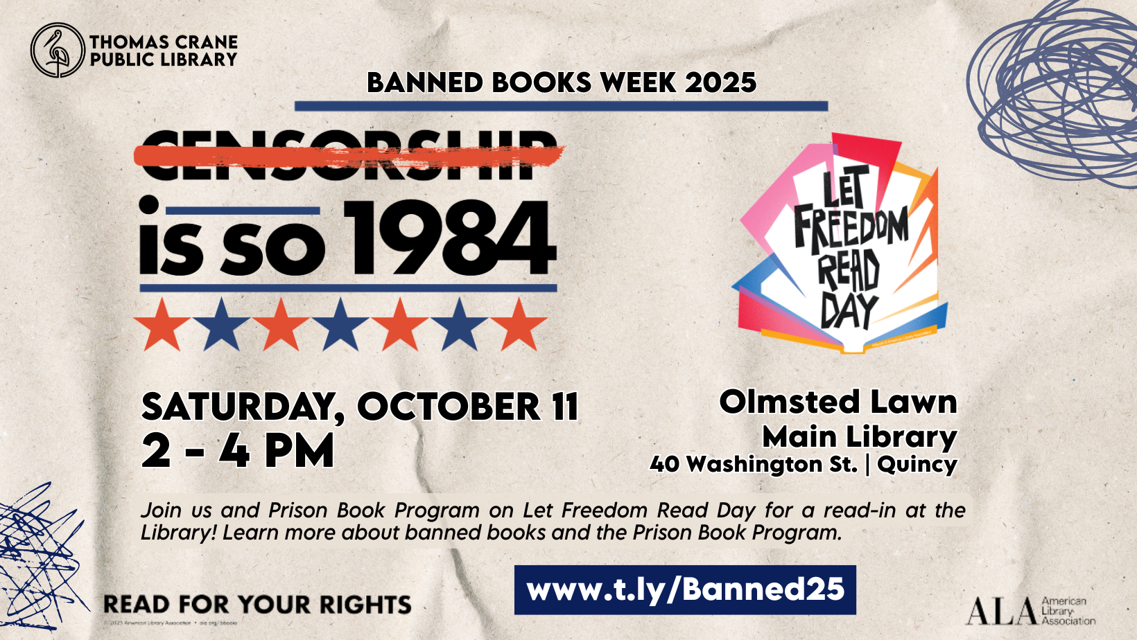 Banned Books Week 2025 – Thomas Crane Public Library